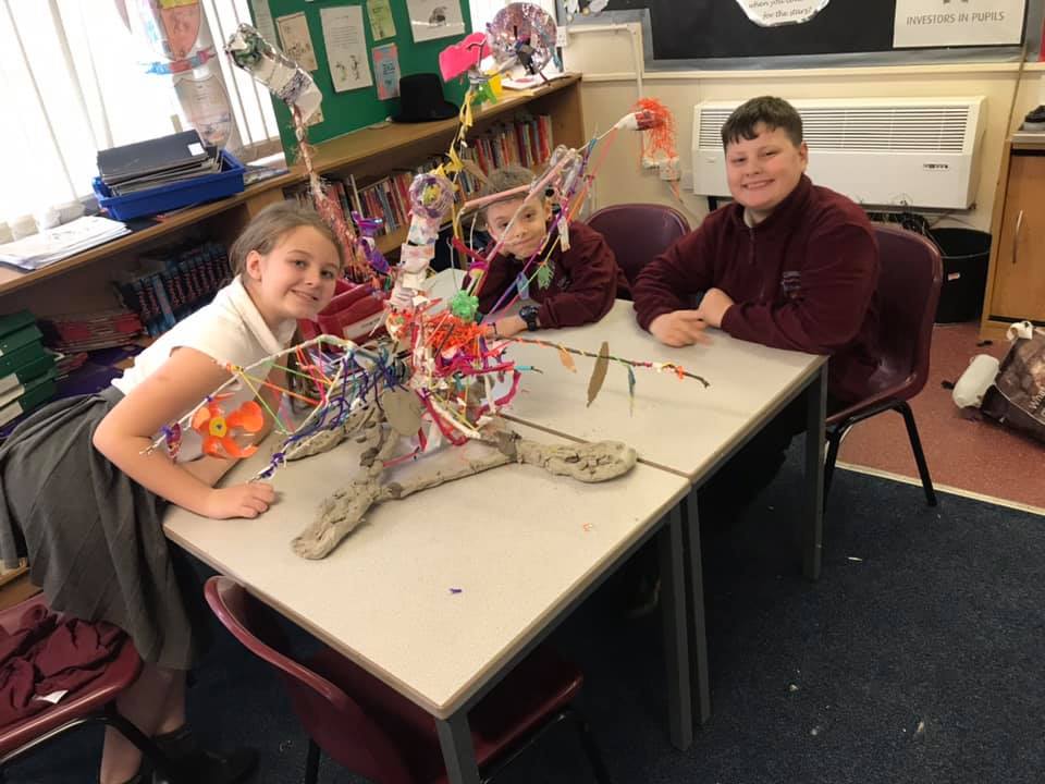 Tree sculptures – Corrie Primary & Nursery School