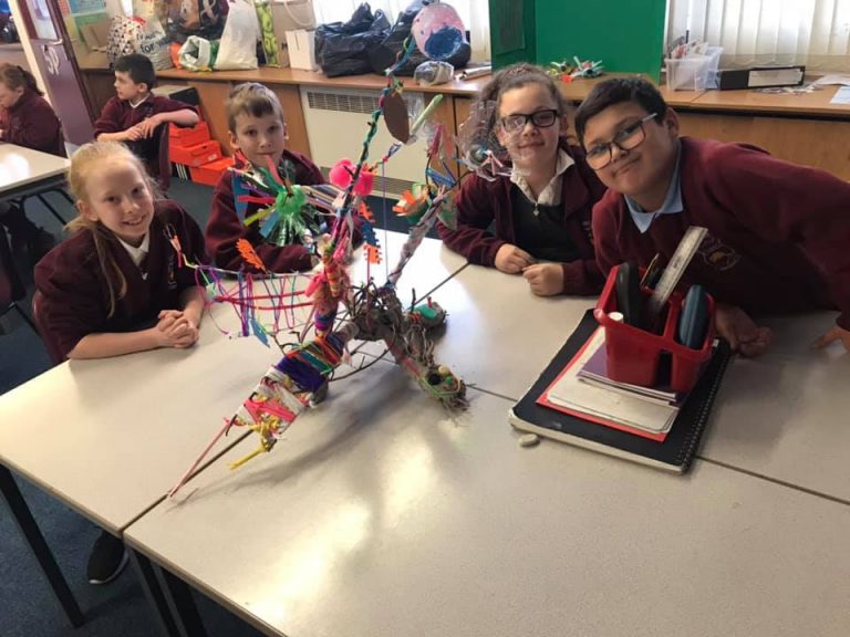 Tree sculptures – Corrie Primary & Nursery School