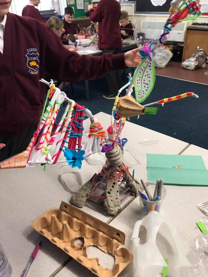 Tree sculptures – Corrie Primary & Nursery School